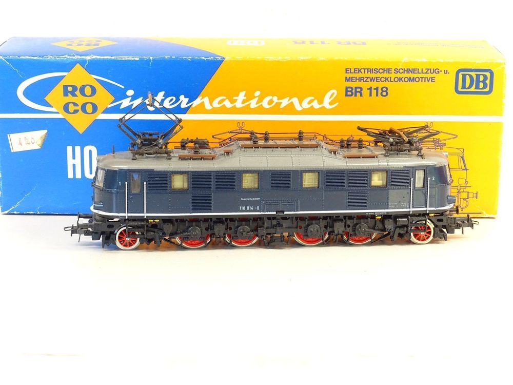 Roco 4141B Elektrolok BR118 014-0 DB, Blau, H0,GS/DC,OVP | Kaufen auf Ricardo