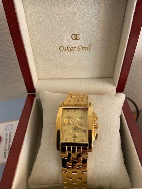 Vendo orologio raro Oscar Emil con 7 diamanti certificati (Neu (gemäss ...