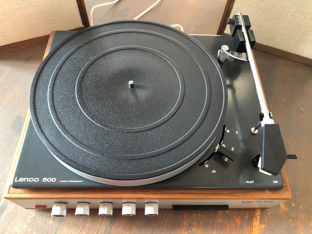 Tourne-disques vintage LENCO 500 avec HP (Gebraucht) in Marin-Epagnier ...