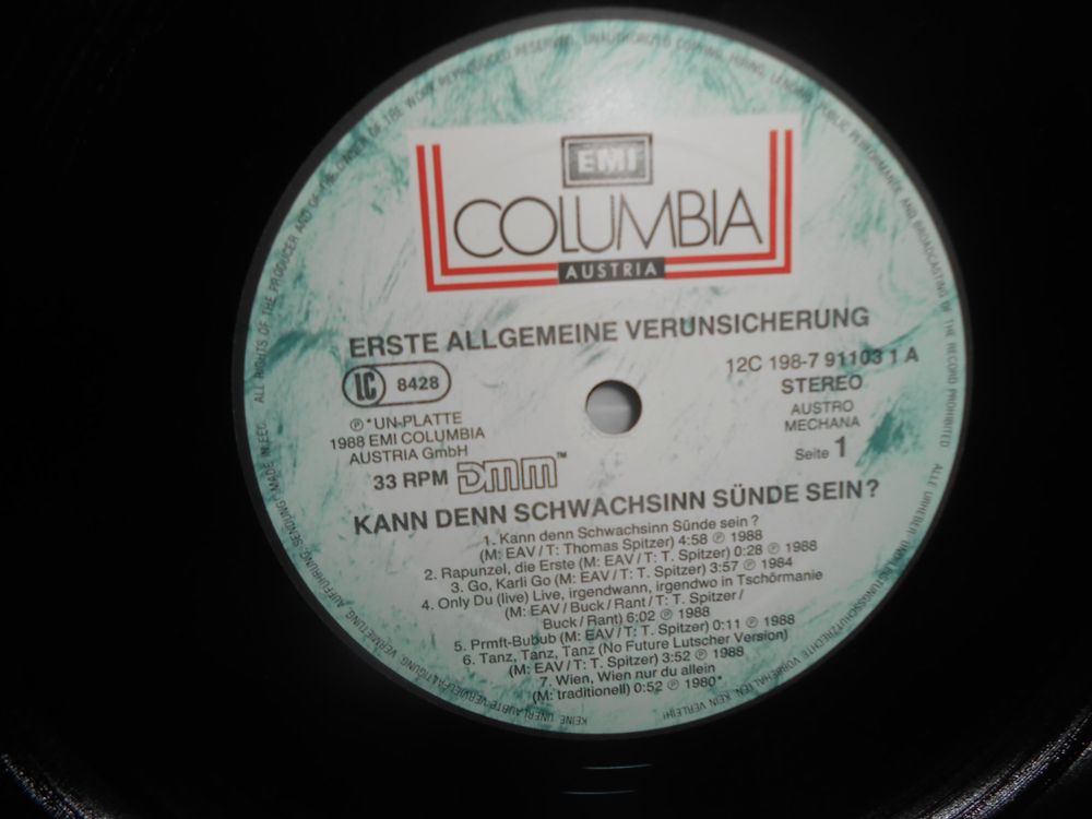 DLP; Erste Allgemeine Verunsicherung 1980 | Kaufen auf Ricardo