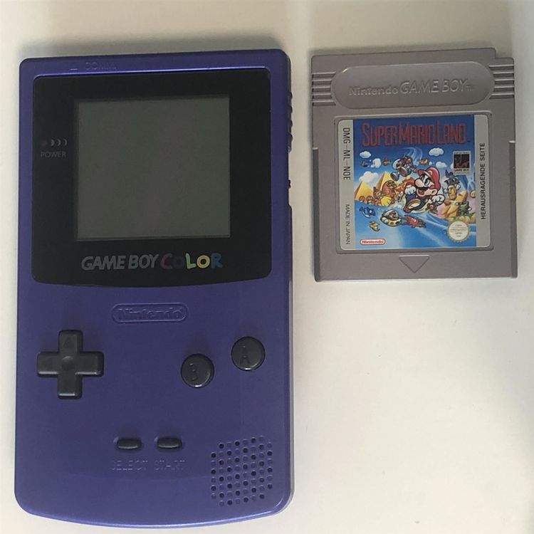 Gameboy Color Violett + Super Mario Land | Kaufen auf Ricardo