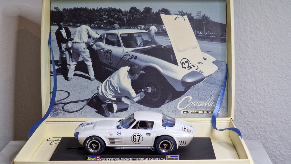 Revell Monogram 08365 Slotcar Corvette Grand Sport #67 Road | Kaufen ...
