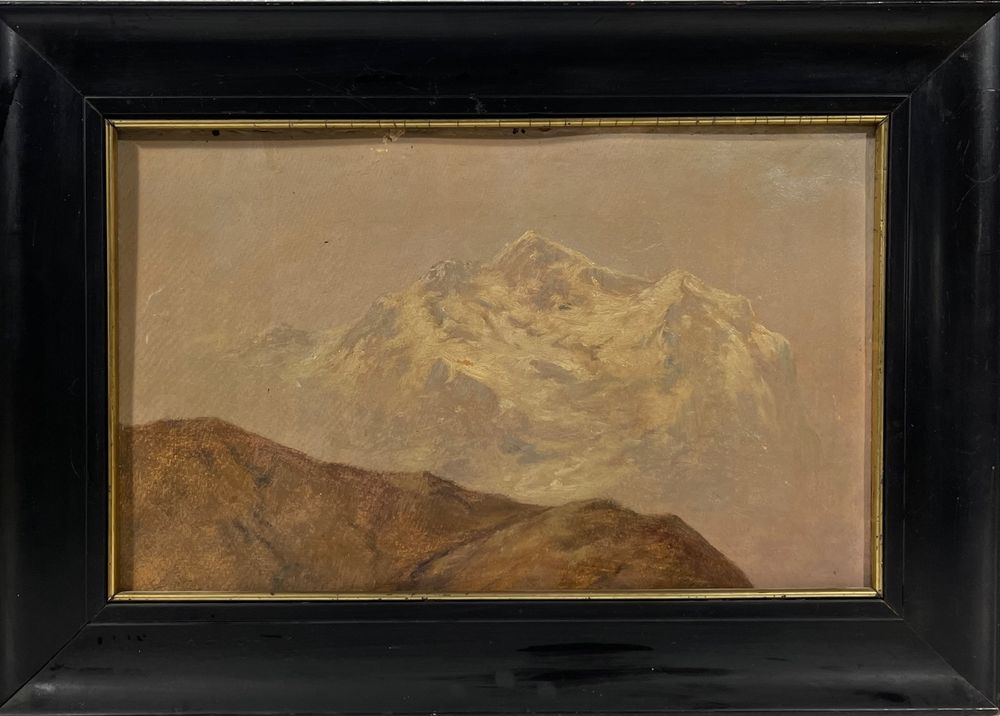 Alte Berglandschaft unleserlich Signiert | Kaufen auf Ricardo