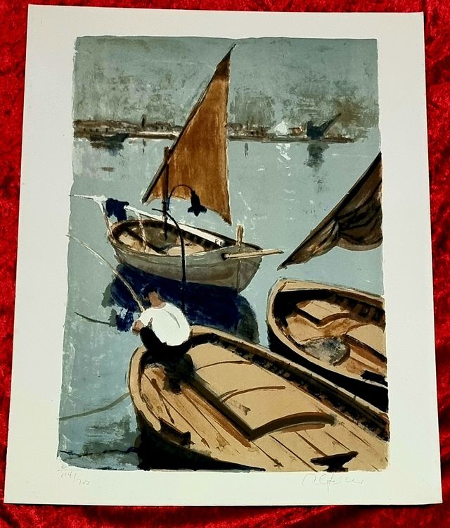 Rolf Gfeller. Original-Lithografie. Handsigniert&nummeriert (Gebraucht) in Reinach BL für CHF 5 ...