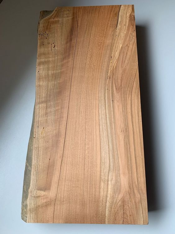 Kirschbaum Brett Holzbrett Rift gehobelt mit Wurmlöcher (Neu und ...