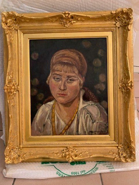 Für Liebhaber Original Bild Otto Meister, Portrait (Gebraucht) in ...