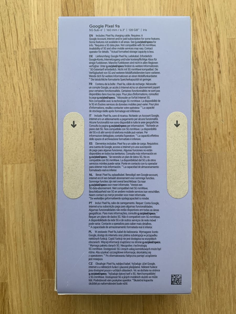 Google Pixel 9a - 128 GB Iris NEU! (Neu und originalverpackt) in Zürich ...