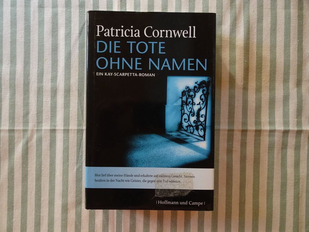 Patricia Cornwell, Die Tote ohne Namen, Kay-Scarpetta - B399 (Gebraucht ...