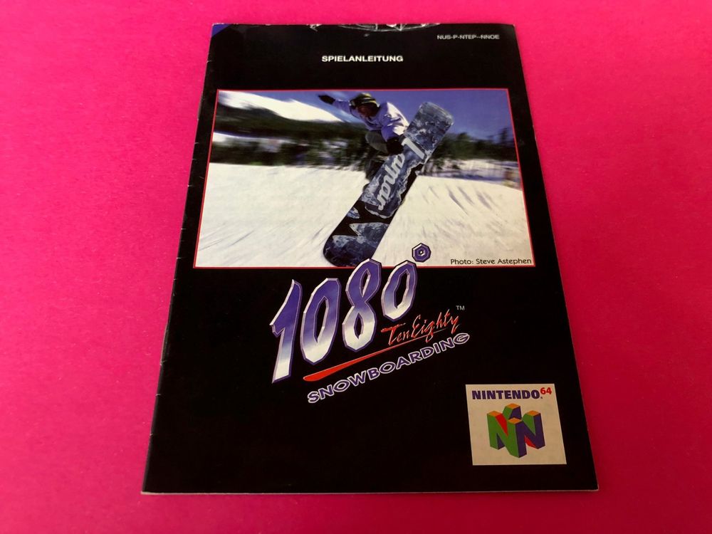 ANLEITUNG FÜR 1080 SNOWBOARDING NINTENDO 64 | Kaufen auf Ricardo