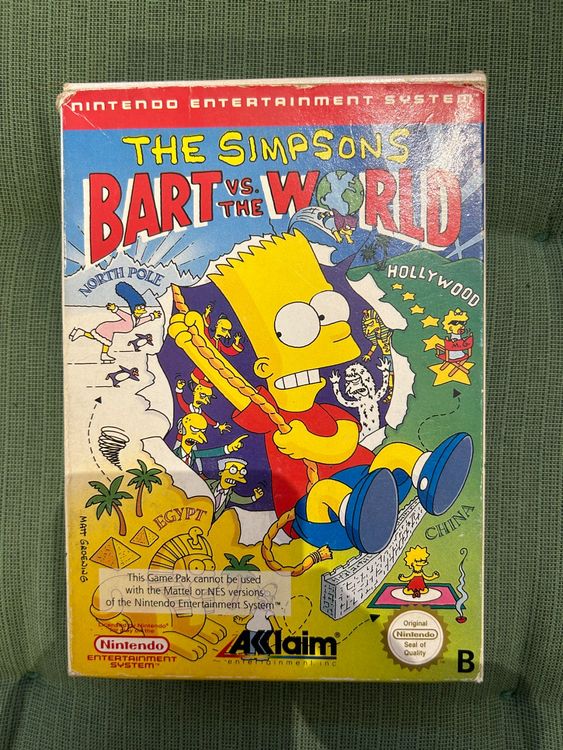 The Simpsons Bart vs. the world NES | Kaufen auf Ricardo