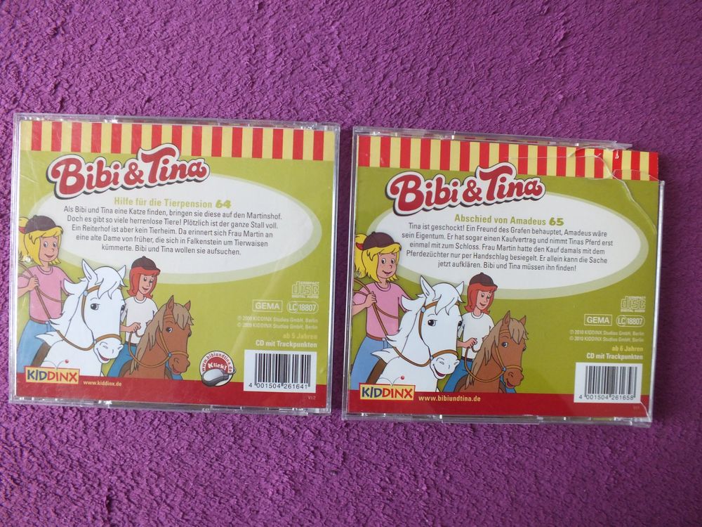 6 - Bibi & Tina - Hörspiel - CD´s (Gebraucht) in Müllheim Dorf für CHF ...