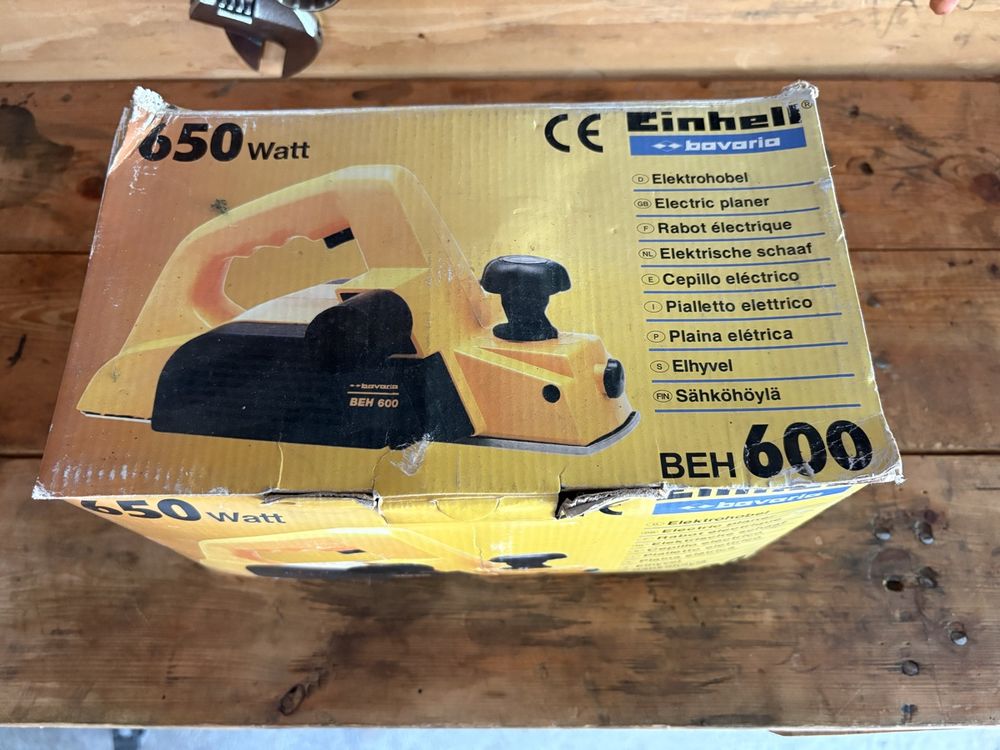 Einhell Bavaria BEH 600 Electric Wood Planer, 650 Watt (Gebraucht) in ...