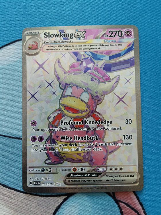 Slowking ex - Alternate Art Paldea evolved Laschoking (Neu (gemäss ...