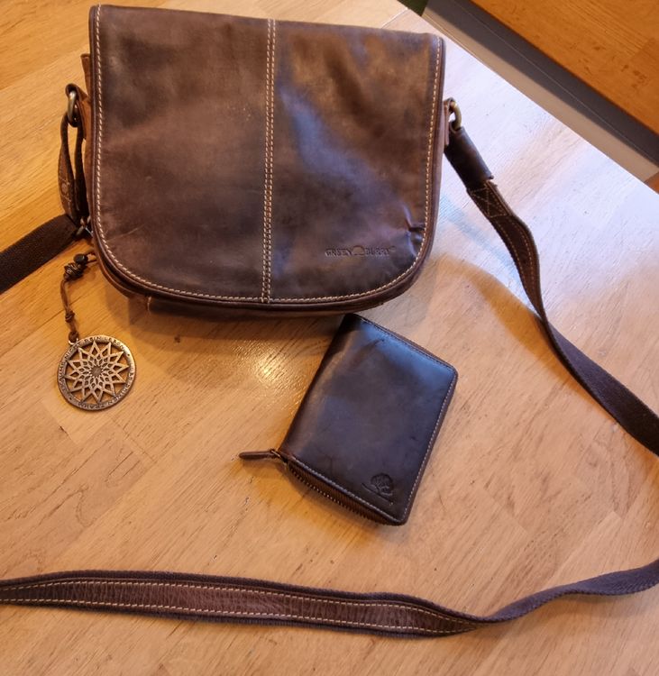 Greenburry Ledertasche und Portmonnaie (Gebraucht) in unterägeri für ...