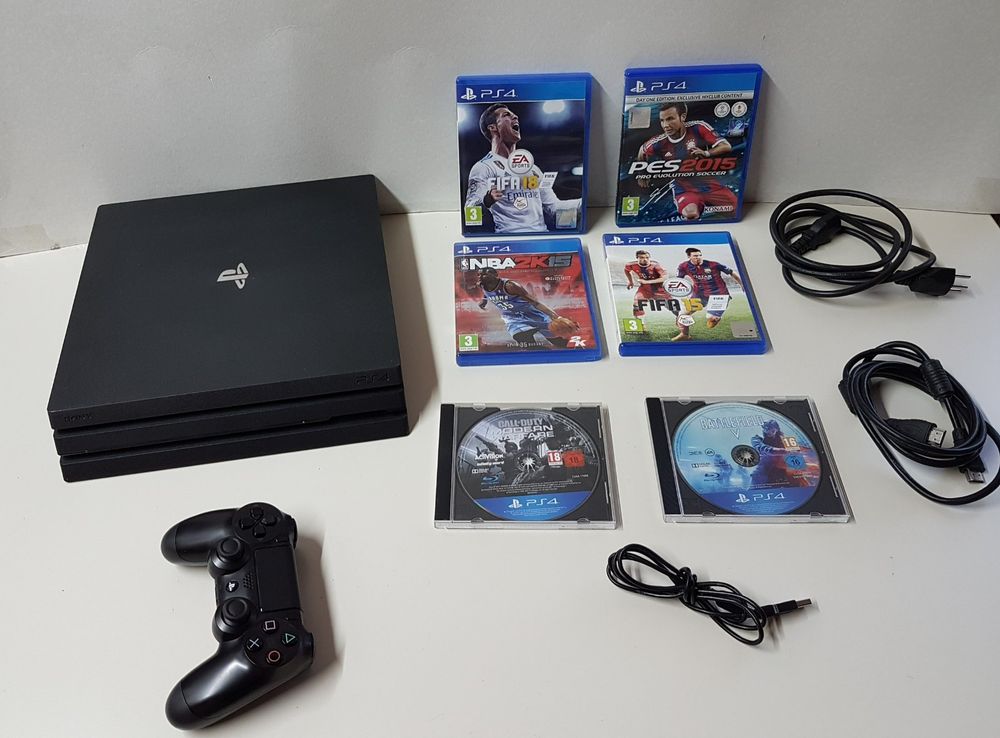 Sony PS 4 Pro Konsole 1 TB mit Zubehör (Gebraucht) in Schüpfheim für ...