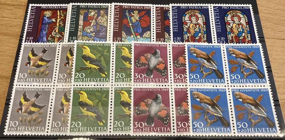 1969, PP und PJ Viererblöcke (**) Sammlung oder Frankatur !! | Kaufen auf Ricardo