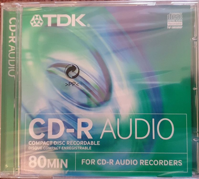TDK CD-R Audio Rohlinge / 80min. / 10 Stk. (Neu und originalverpackt) in Berikon für CHF 8 – mit ...