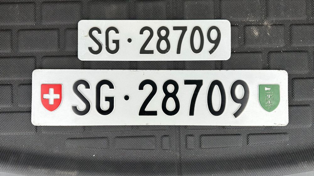 Kontrollschild SG 28709 (Gebraucht) in Bernhardzell für CHF 900 – mit Lieferung auf Ricardo kaufen