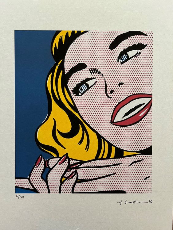 Roy Lichtenstein « Girl » 18/150 | Kaufen auf Ricardo
