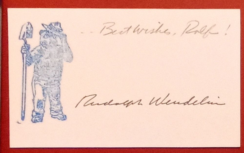 Rudolph Rudy Wendelin 1910-2000 Autogramm Karte 6x10cm (Gebraucht) in ...
