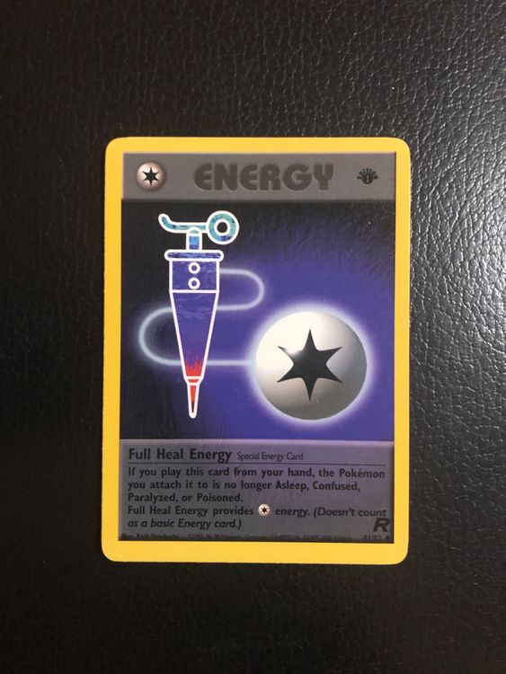 Team Rocket Full Heal Energy 81/82 1st edition Ab 1 (Gebraucht) in ...