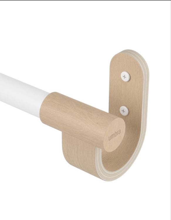 Umbra Vorhangstange Bellwood weiss/Holz NEU & OVP (Neu und ...
