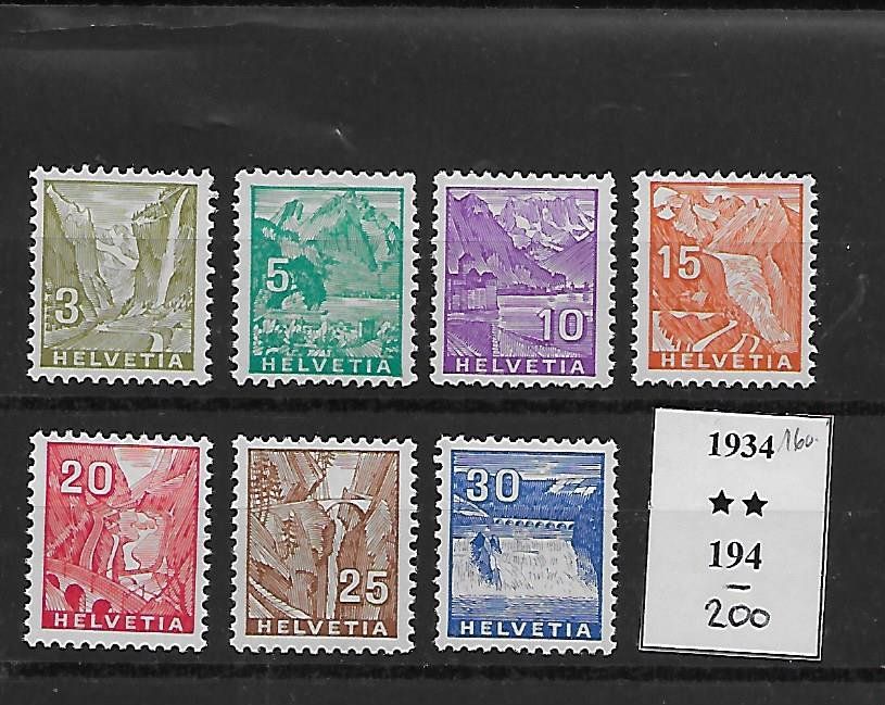 timbres 194 à 200 TOP** SBK FR. 160.-- | Kaufen auf Ricardo