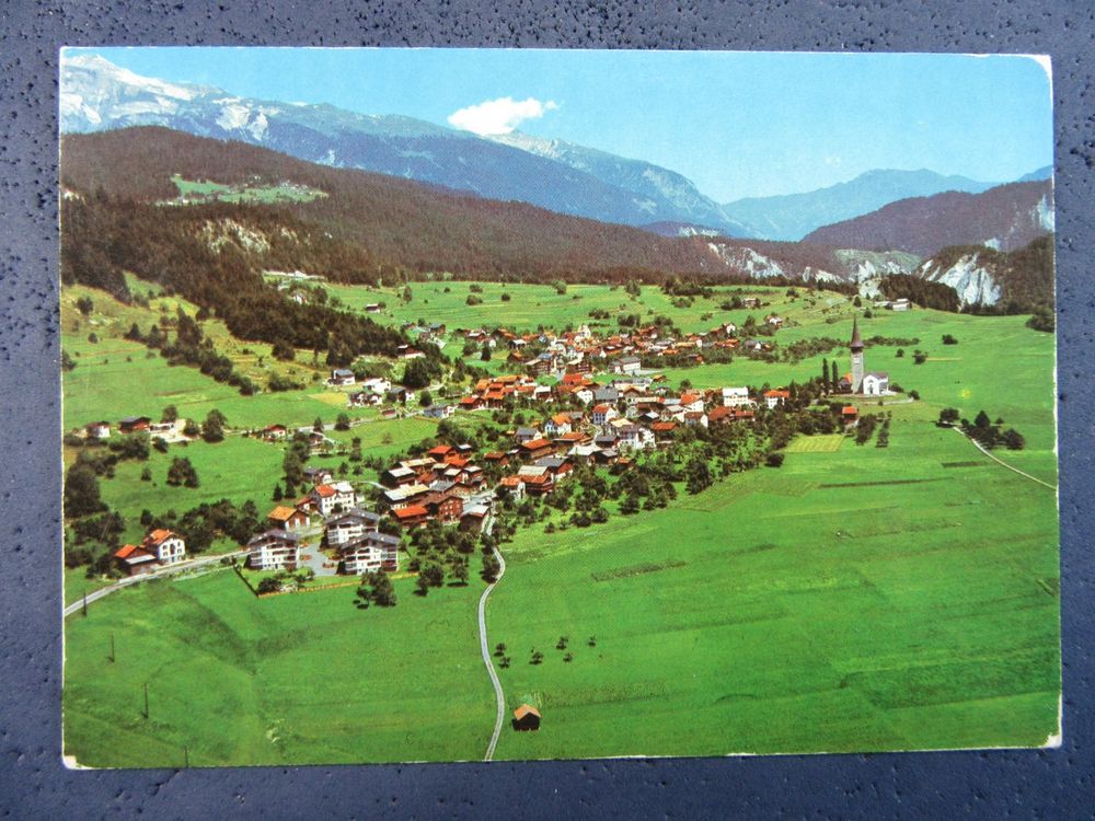 AK GR SAGOGN FLUGAUFNAHME AERO-FOTO (Gebraucht) in Ettingen für CHF 7. ...