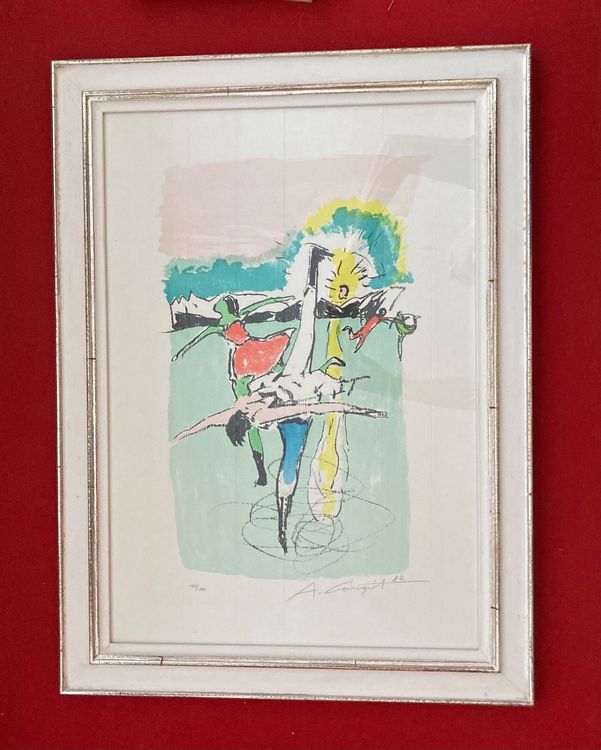 Orig.CARIGIET Farblithografie von 1982. Handsigniert & num. (Gebraucht) in Gockhausen für CHF ...