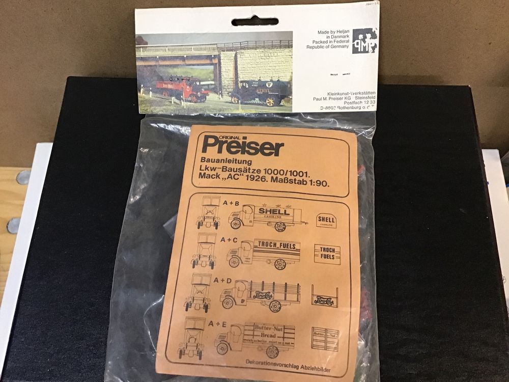 Preiser HO 1:87 LKW Bausätze Mack AC 1926 (OVP) (Neu und ...