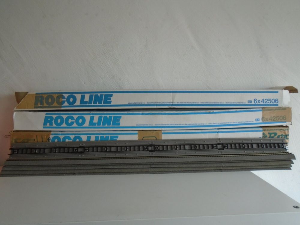 Roco Line H0: 24 Flex-Gleise mit Bettung, Nr. 42506, GS, OVP | Kaufen ...