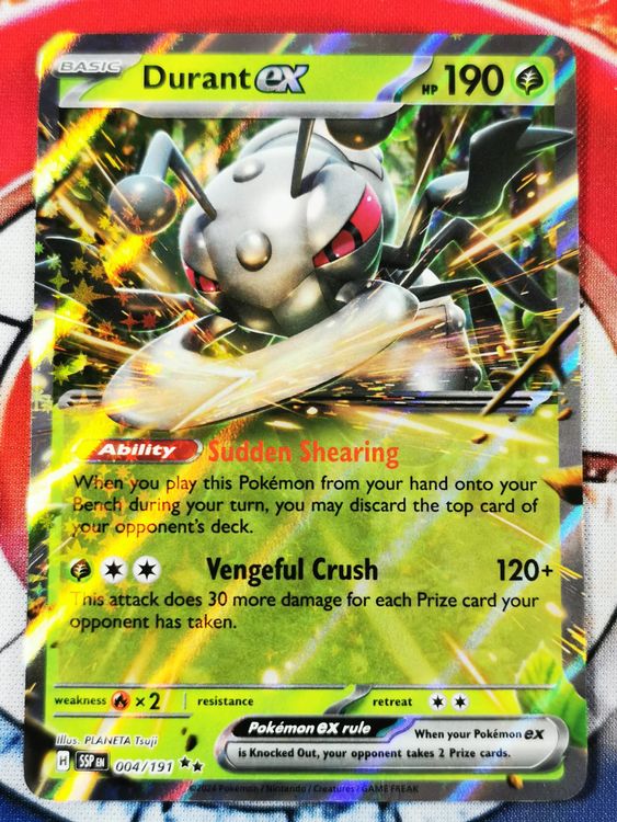 Pokémon Durant ex 004/191 Surging Sparks EN (Neu (gemäss Beschreibung ...