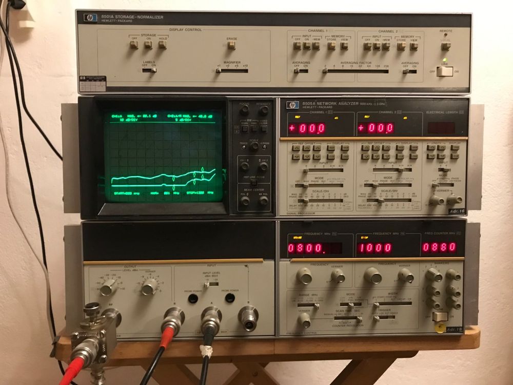 HP8505A Netzwerk Analyzer mit Storage-Normalizer HP8501A | Kaufen auf ...