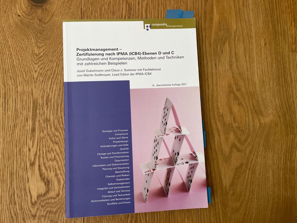 Projektmanagement IPMA ICB4 D+C 6. Auflage 2021 (Gebraucht) in Birmensdorf ZH für CHF 25 – mit ...