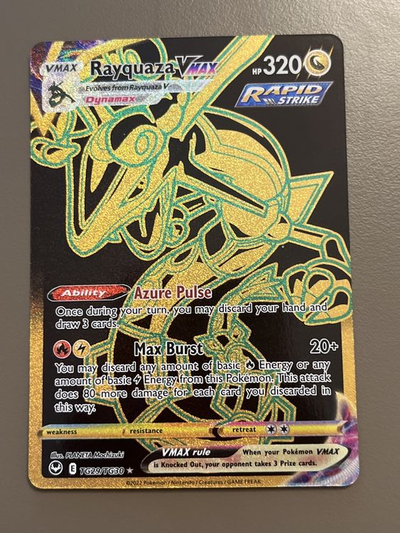 Rayquaza Vmax Gold Pokémon | Kaufen auf Ricardo