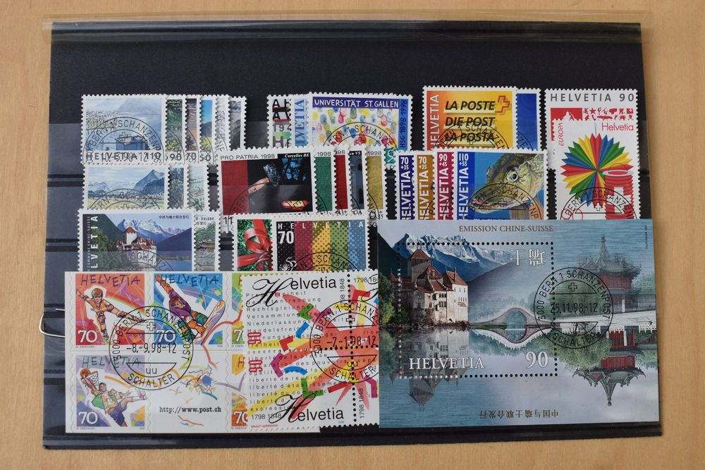 Jahres Serie 1998 FDC (Gebraucht) in Bettingen für CHF 5 – mit Lieferung auf Ricardo kaufen