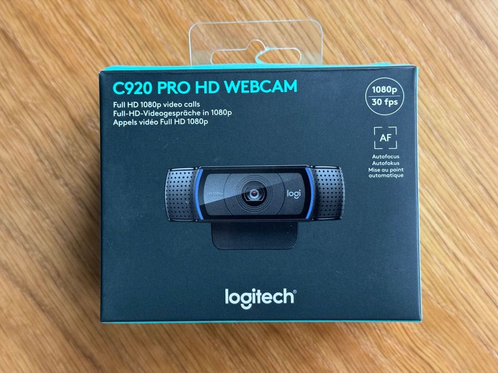 Logitech C920 PRO HD Webcam 1080p (Neu (gemäss Beschreibung)) in Horgen ...