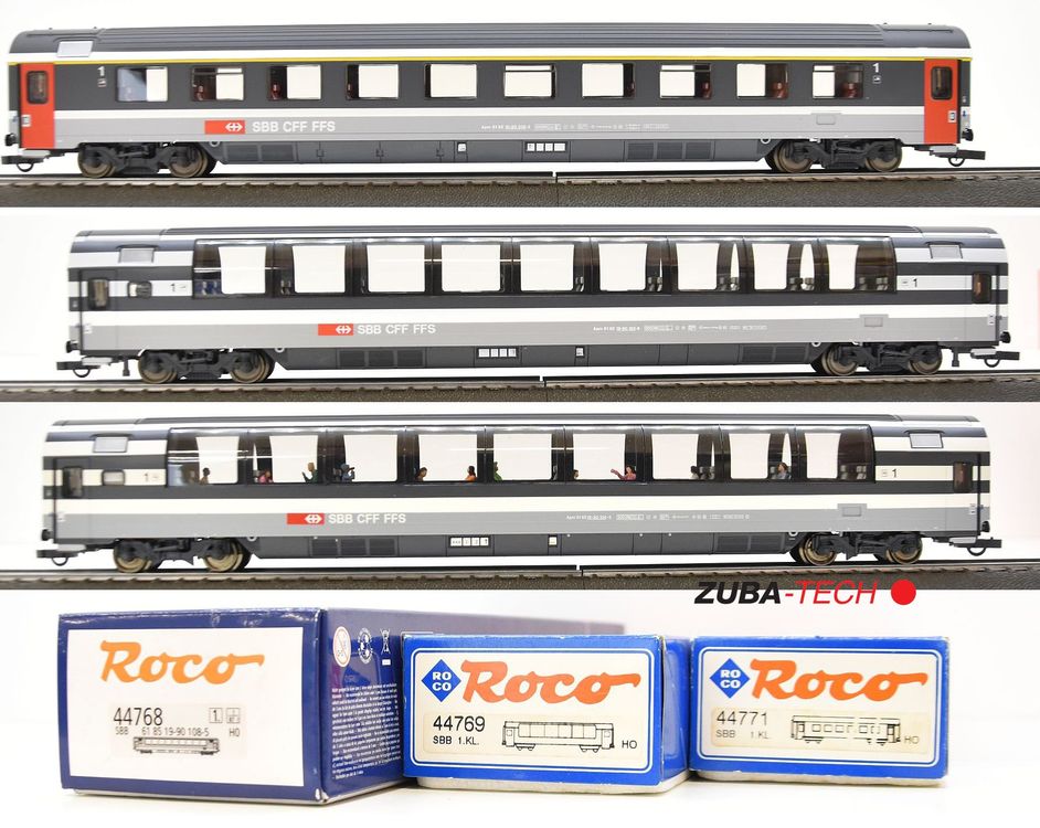 Roco 3x EC-Personenwagen SBB, H0 GS mit OVP | Kaufen auf Ricardo