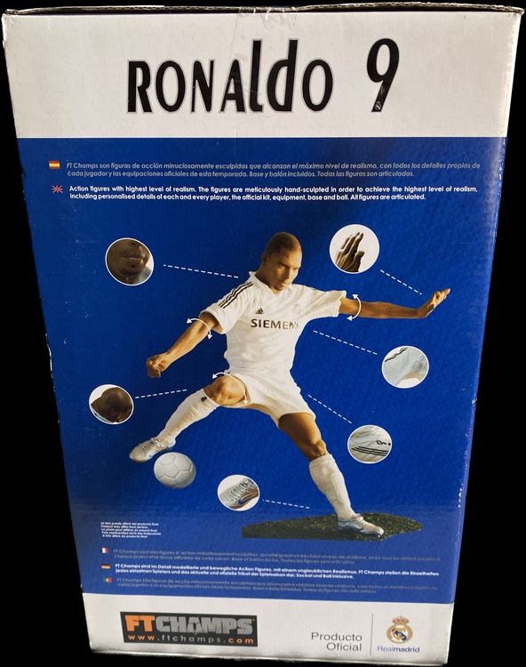 FT Champs Ronaldo Nazario Real Madrid Brazil Ftchamps 12Inch (Neu ...