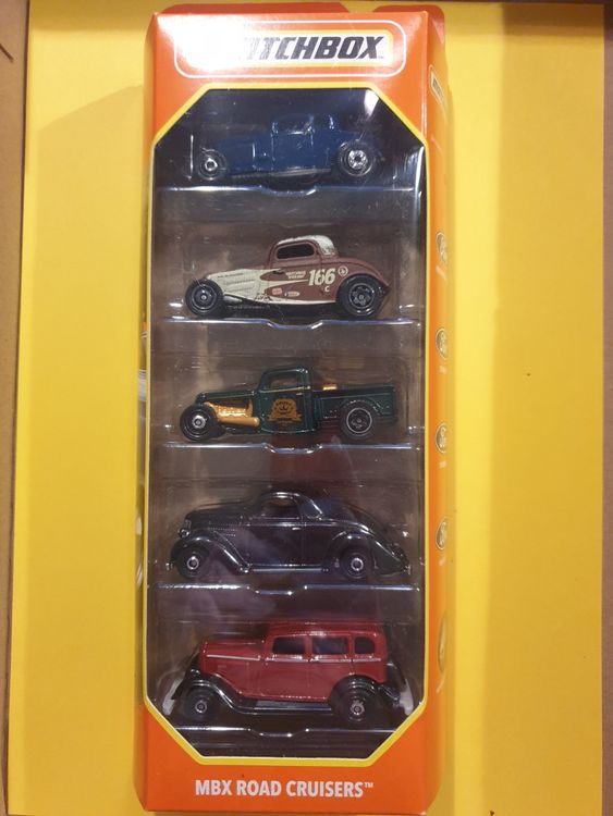 Matchbox 5er Set MBX ROAD CRUISERS (Neu und originalverpackt) in ...