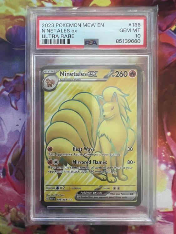 Pokemon Scarlet & Violet 151 Ninetales ex PSA10 EN | Kaufen auf Ricardo