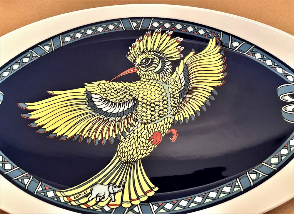 Platte Bopla Porzellan Langenthal - farbig fabrikneu rar TOP (Neu (gemäss Beschreibung)) in ...