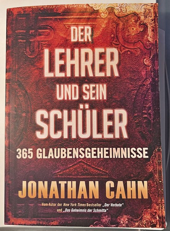 Buch: Der Lehrer und sein Schüler, Jonathan Cahn (Neu (gemäss ...