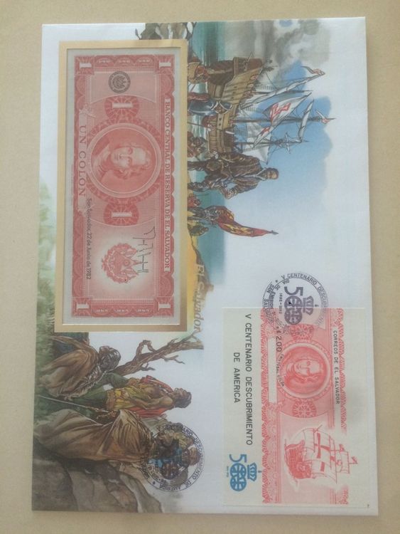 Banknotenbrief El Salvador (Neu und originalverpackt) in Muralto für CHF 3.5 – mit Lieferung auf ...