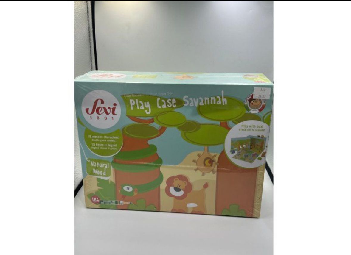 Neu: Sevi 1831 Spielkoffer Savanne mit 15 Figuren (Neu und ...