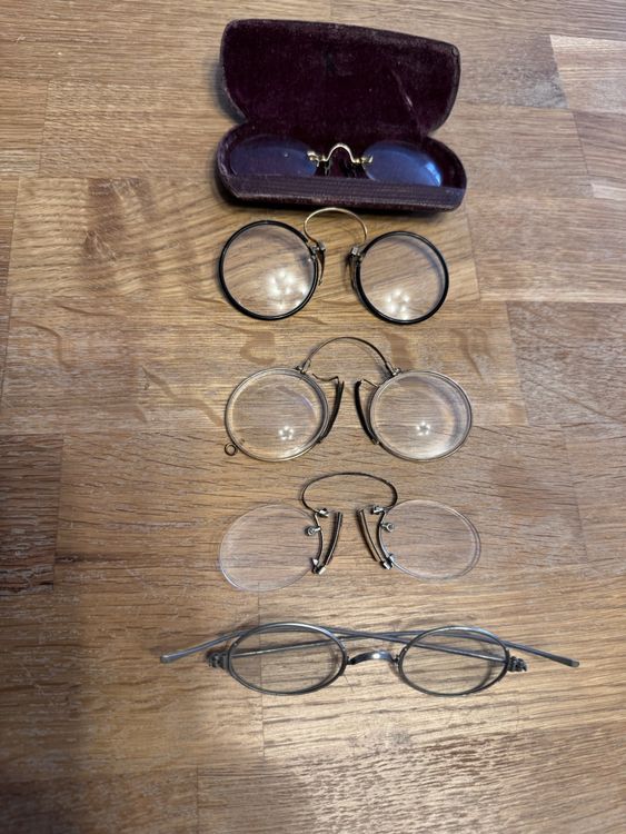5 Antike Brillen Zwicker (Gebraucht) in Goldach für CHF 30 – mit ...