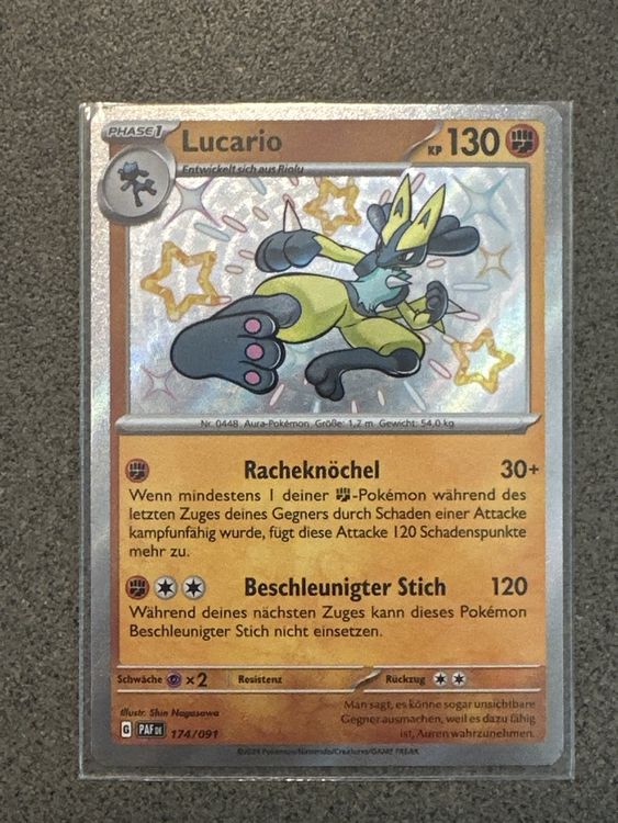 Lucario Baby Shiny Paldeas Schicksale Deutsch (Neu (gemäss Beschreibung ...