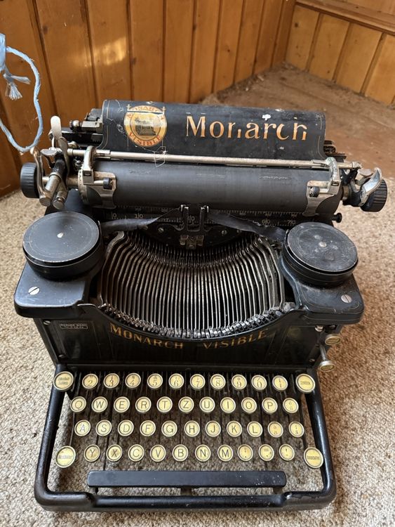 Antike Monarch Schreibmaschine - Ein Sammlerstück! Rarität (Gebraucht ...