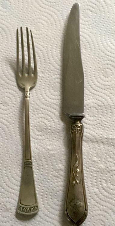 Altes Messer und alte Gabel, Silber 800 | Kaufen auf Ricardo