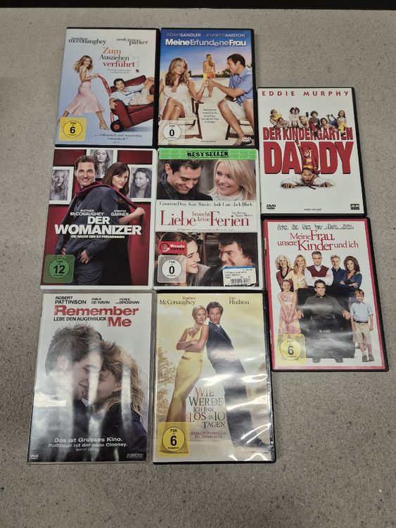 8 DVDs Romantik Komödien (Gebraucht) in Känerkinden für CHF 1 – mit Lieferung auf Ricardo kaufen
